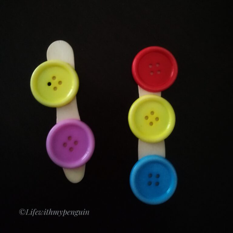 Can you play with colorful buttons as toddler activities? YES! - Life ...