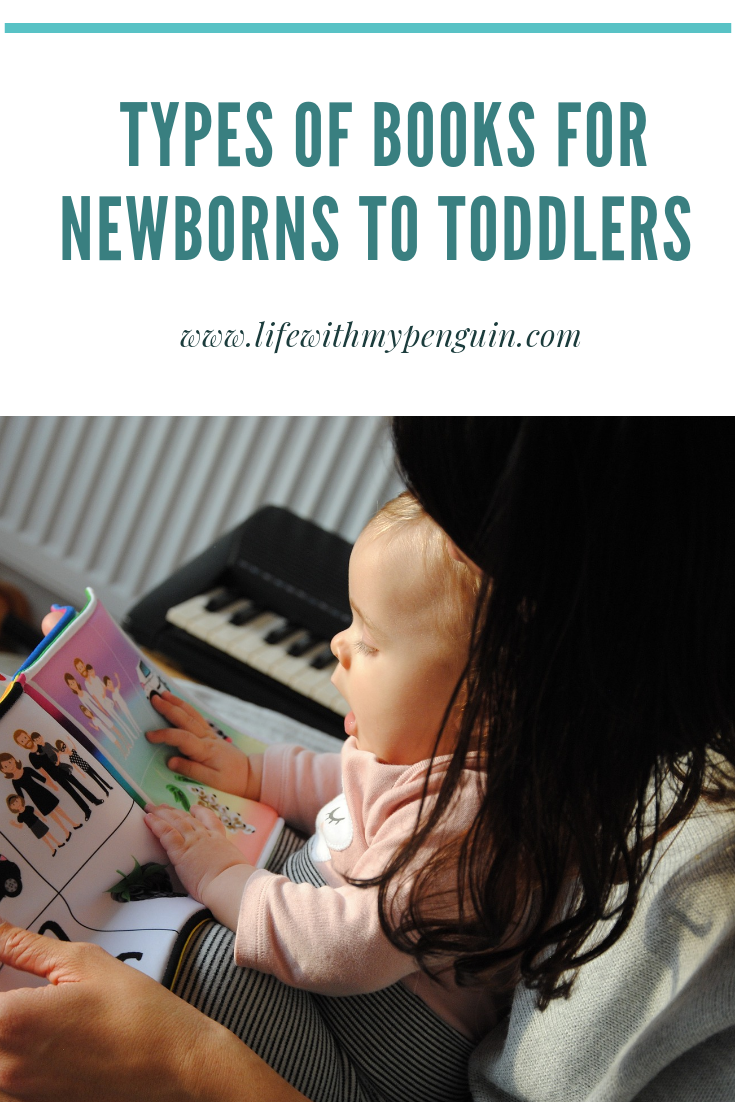 Types of books for newborns to toddlers - Life with my Penguin